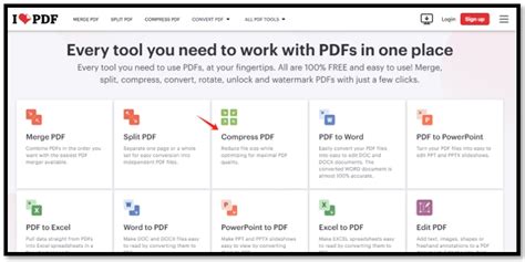 Use ILovePDF Compress To Reduce PDF Size 4 Step Walkaround