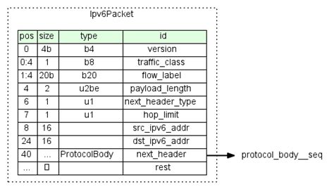 Ipv6 Network Packet Format Spec For Kaitai Struct