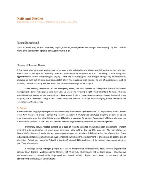 1nails And Needles Pdf Hypertension Pneumonia