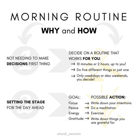 Morning routine WHY and HOW | Morning routine, Routine, Habits