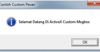 Modifikasi Interface Tampilan MsgBox DialogBox Dengan VB Part Gudang Sourcode Visual