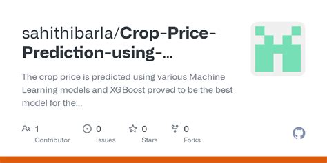 Github Sahithibarlacrop Price Prediction Using Machine Learning