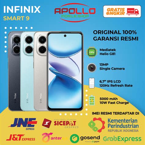 Jual Infinix Smart Hz GB GB GB GB Garansi Resmi Tahun Shopee Indonesia