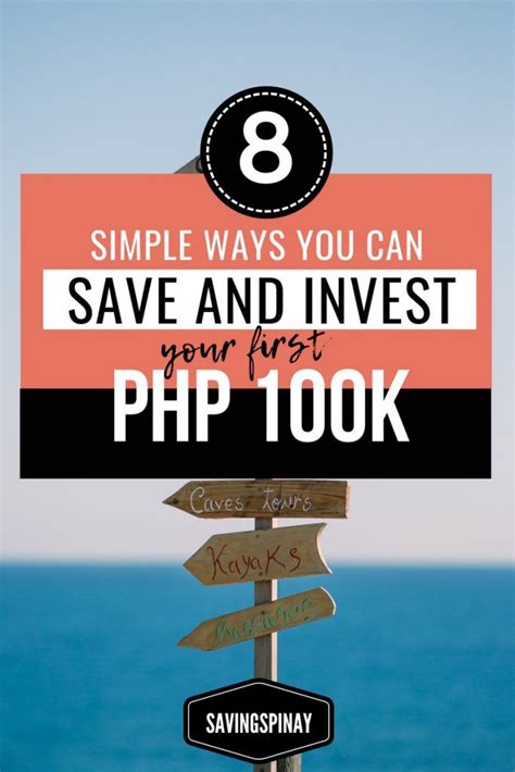 how to save and invest your first php 100 000 savingspinay save money