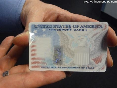 Blank Passport Card