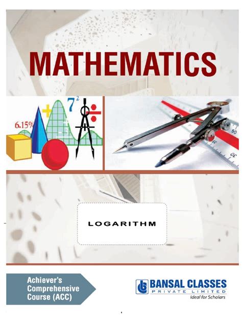 logarithm pdf pdf