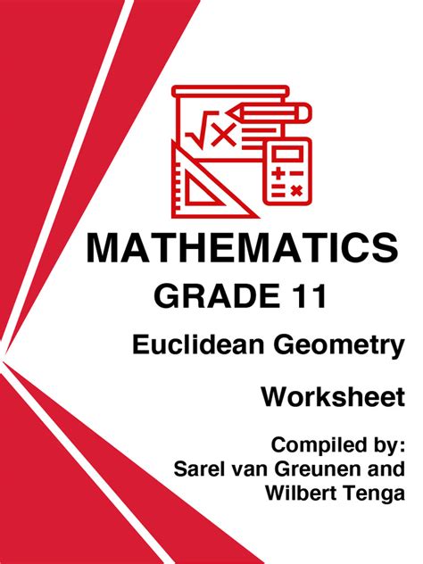 Maths Gr 11 Euclidean Geometry Worksheet Pdf Circle Euclidean Geometry