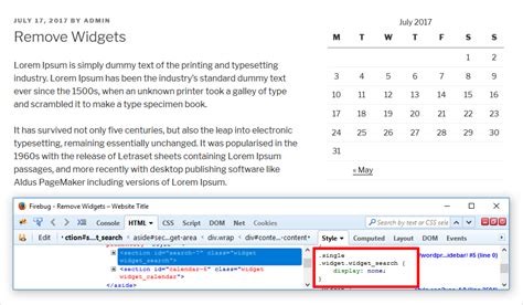 How To Hide Wordpress Widgets On Page Templatetoaster Blog