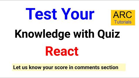 Test Your Knowledge React React Interview Questions Answers Youtube