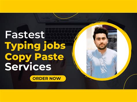 Fastest Or Accurate Typing Retyping And Copy Paste Services Upwork