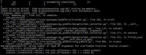 Softmax分类器训练报错 · Issue I3dqs9 · Paddlepaddlepaddle