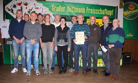 39 Wittmann Preisschafkopf Finale Brauerei Wittmann