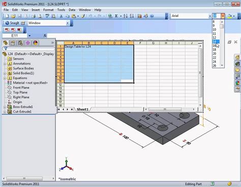solidworks tutorial configuring a global variable youtube