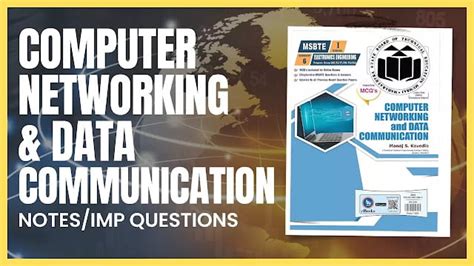 Cnd Computer Networking And Data Communication 22634 Notes With Important Questions Msbte Imp