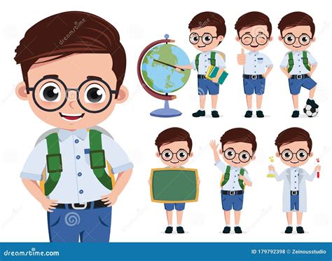 Boy Wearing Glasses Clipart At Terri Kent Blog