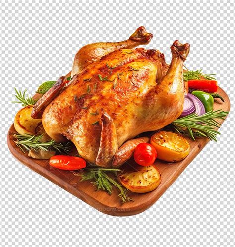 عکس Png مرغ بریان گرافیک با طعم تربچه