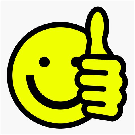 Smiley Face Clip Art Thumbs Up