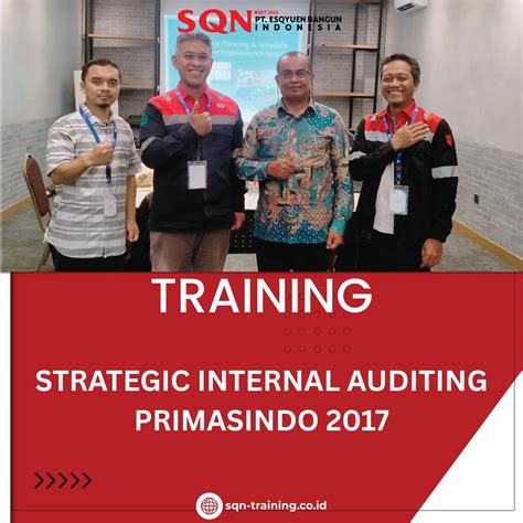 Training Strategic Internal Auditing Primasindo 2017 Sqn Training