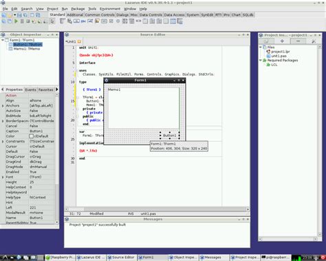 Среда визуального программирования Lazarus Визуальное программирование Lazarusdelphi