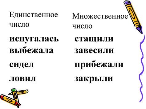 Единственное и множественное число глаголов Online Presentation