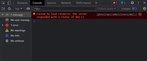 Turning On Native Comments Option Leads To Logging Of Errors At Console Developer Help Ghost