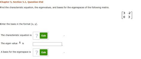 Solved Chapter Section Question D Find The Chegg Com