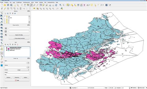 Intersection Why Does Qgis Only Intersect One Part Of The Layer