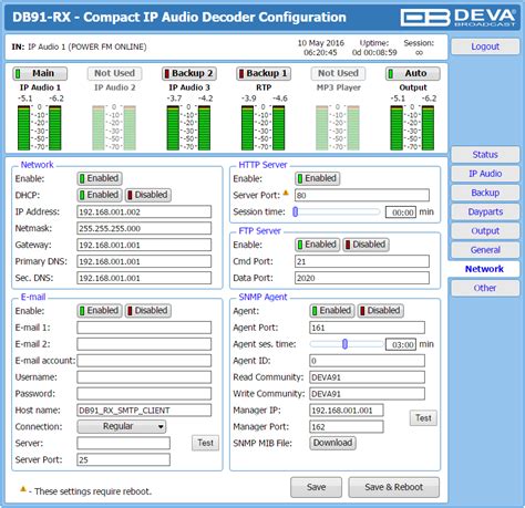Db91 Compact Ip Audio Decoder And Encoder Abc Of Fm Am Dab Drm Radio