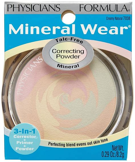 Physicians Formula Mineral Wear Talc Free Correcting Powder Creamy