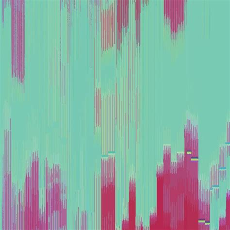 Big Data Abstract Pixels Blue Glitch Noise Effect Computer Memory Buffer Overflow Problem