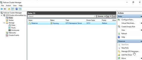 Add A New Node To File Share Cluster Dfs On Windows Server It Blog