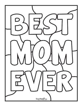 Printable Mothers Day Coloring Pages Easy Peasy And Fun