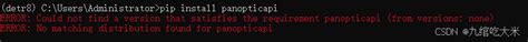 Pycocotools及panopticapi库命令行直接安装失败的解决方法 Csdn博客