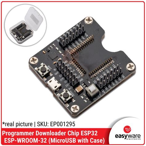 Jual ESP WROOM Programmer Downloader Chip ESP MicroUSB With Case CO Shopee Indonesia