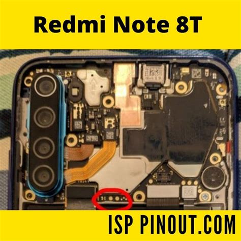 Redmi Note 8T EDL Mode Test Point