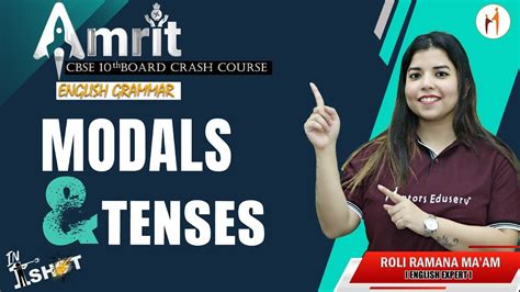 Modals And Tenses English Grammar Class 10th Cbse Summary Question And Answer Youtube