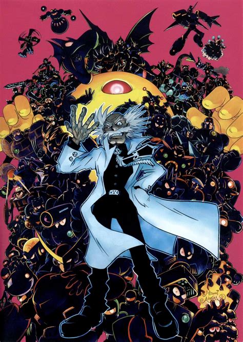 Met Dr Wily Quick Man Metal Man Air Man And 48 More Mega Man And 12 More Drawn By Ariga