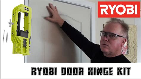 Door Replacement With RYOBI AAHT Door Hinge Kit DIY YouTube