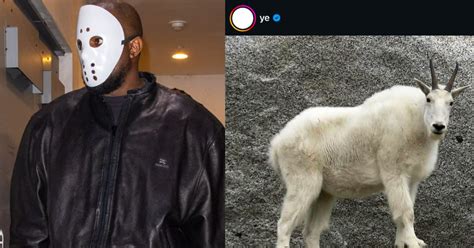 Ye Says Hes Your Favorite Goats Favorite Goat After Yzy Drop