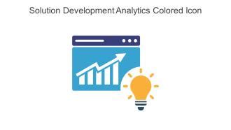 Solution Development Analytics Colored Icon In Powerpoint Pptx Png And Editable Eps Format PPT