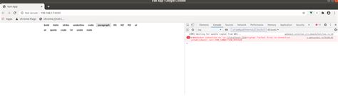 websocket connection to ws localhost 1234 tiptap failed error in