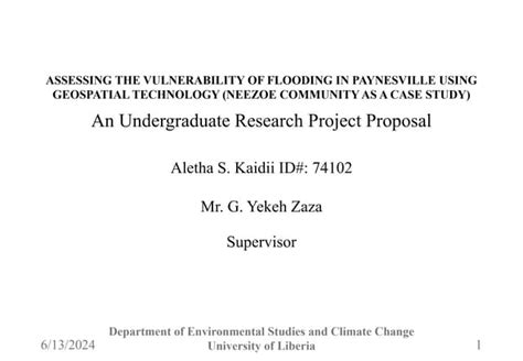 Undergraduate Proposal Defense Sample Pptx
