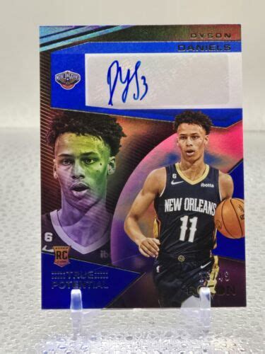 Dyson Daniels 16 49 Sp 2022 23 Recon True Potential Blue Rc Auto Atlanta Hawks Ebay