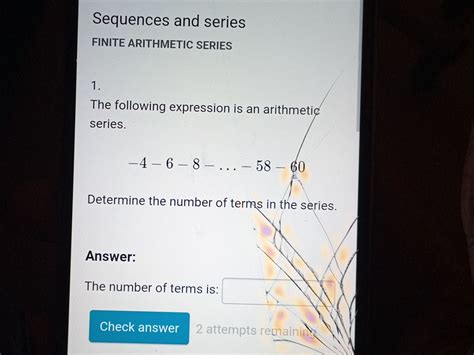 The Following Expression Is An Arithmetic Studyx