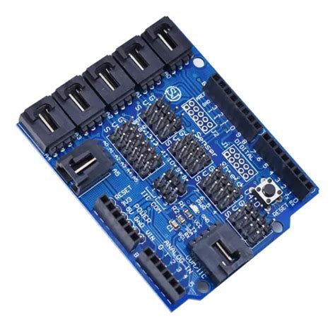 Modulo Sensor Shield V4 Arduino Uno R3 Mega Robotica V40