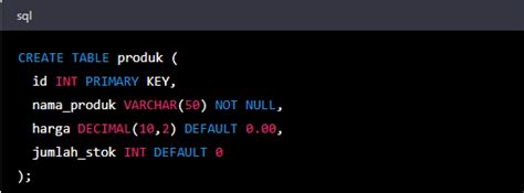 default constraint