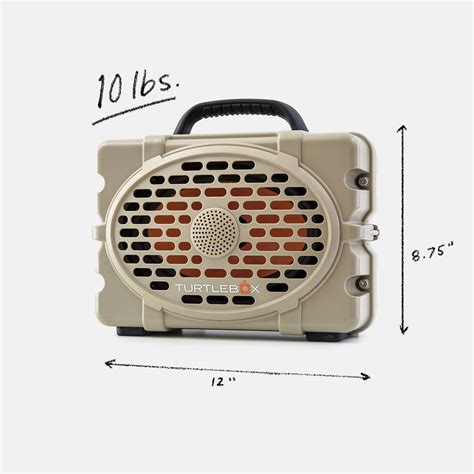 The Original Turtlebox Loud Outdoor Waterproof Bluetooth Speaker