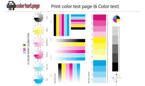Color Printer Test Page Color Test Page
