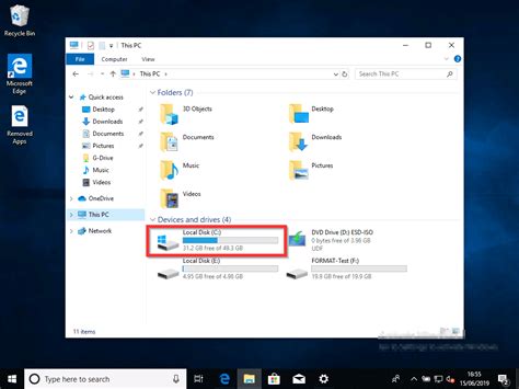 Open Disk C Itechguides