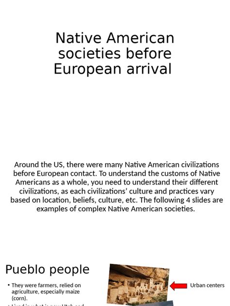 Native Americans Before European Contact Pdf Native Americans In